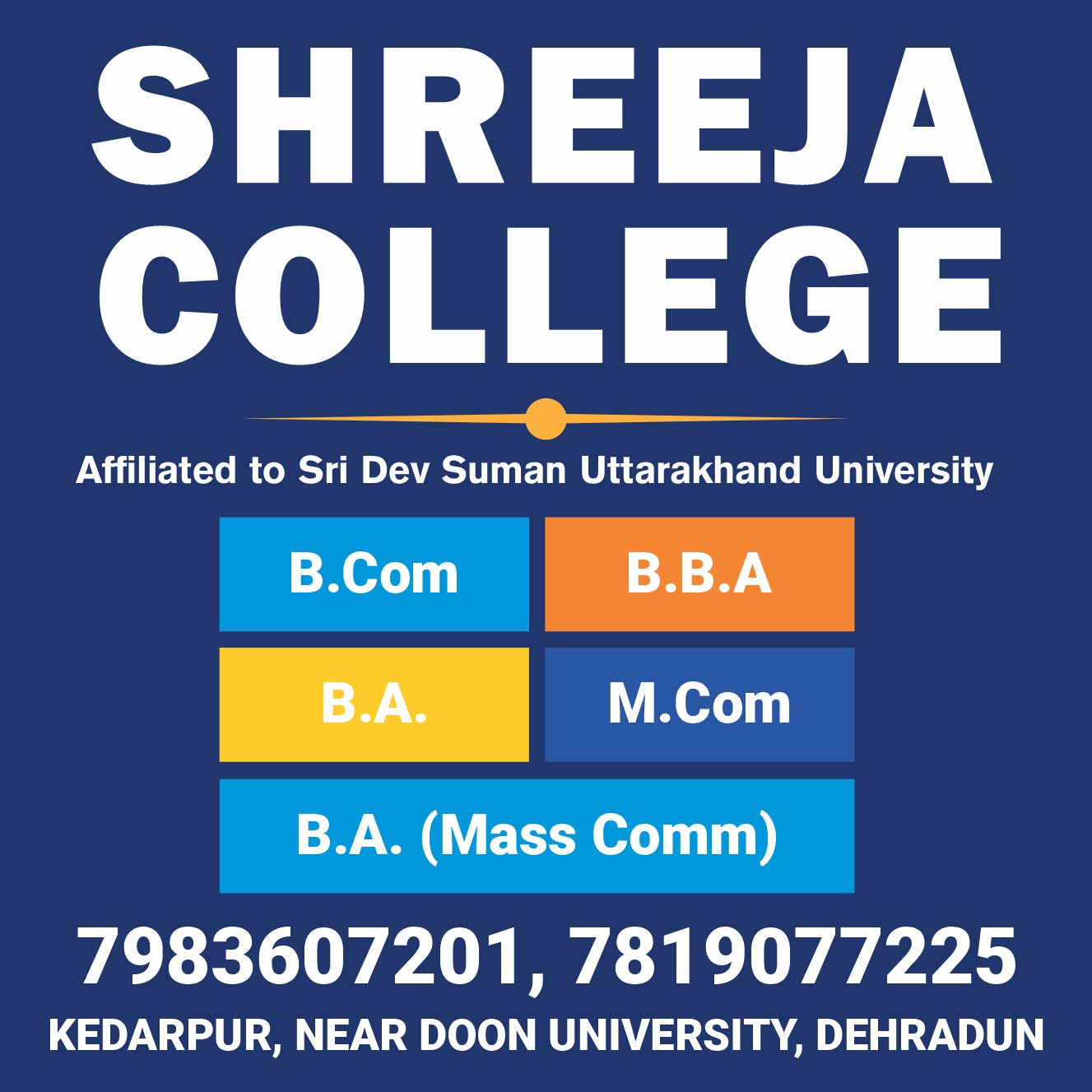 Shreeja College - B.Com - BBA - BA - BA Mass Communication - M.Com ...